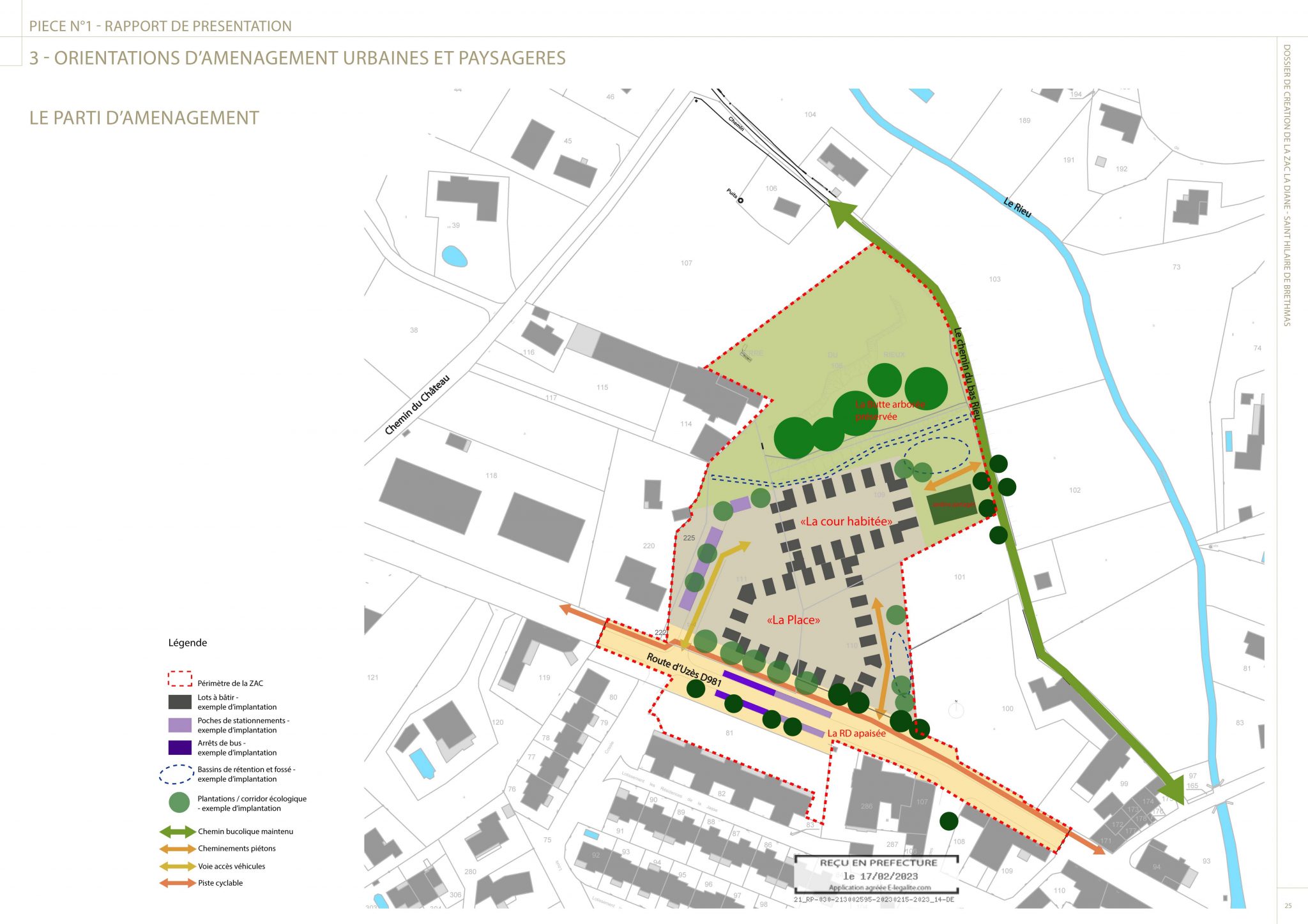 Éco-quartier : création de la Zone d'Aménagement Concerté " La Diane" - Mairie de Saint Hilaire ...